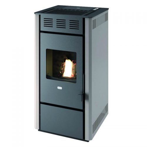 Punto Fuoco - Stufa a pellet Martina in acciaio 12 kw con telecomando ...